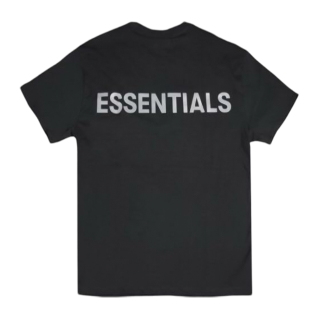 "ESSENTIALS" T-shirt 3M Black Reflective (FW19) – 18FEB